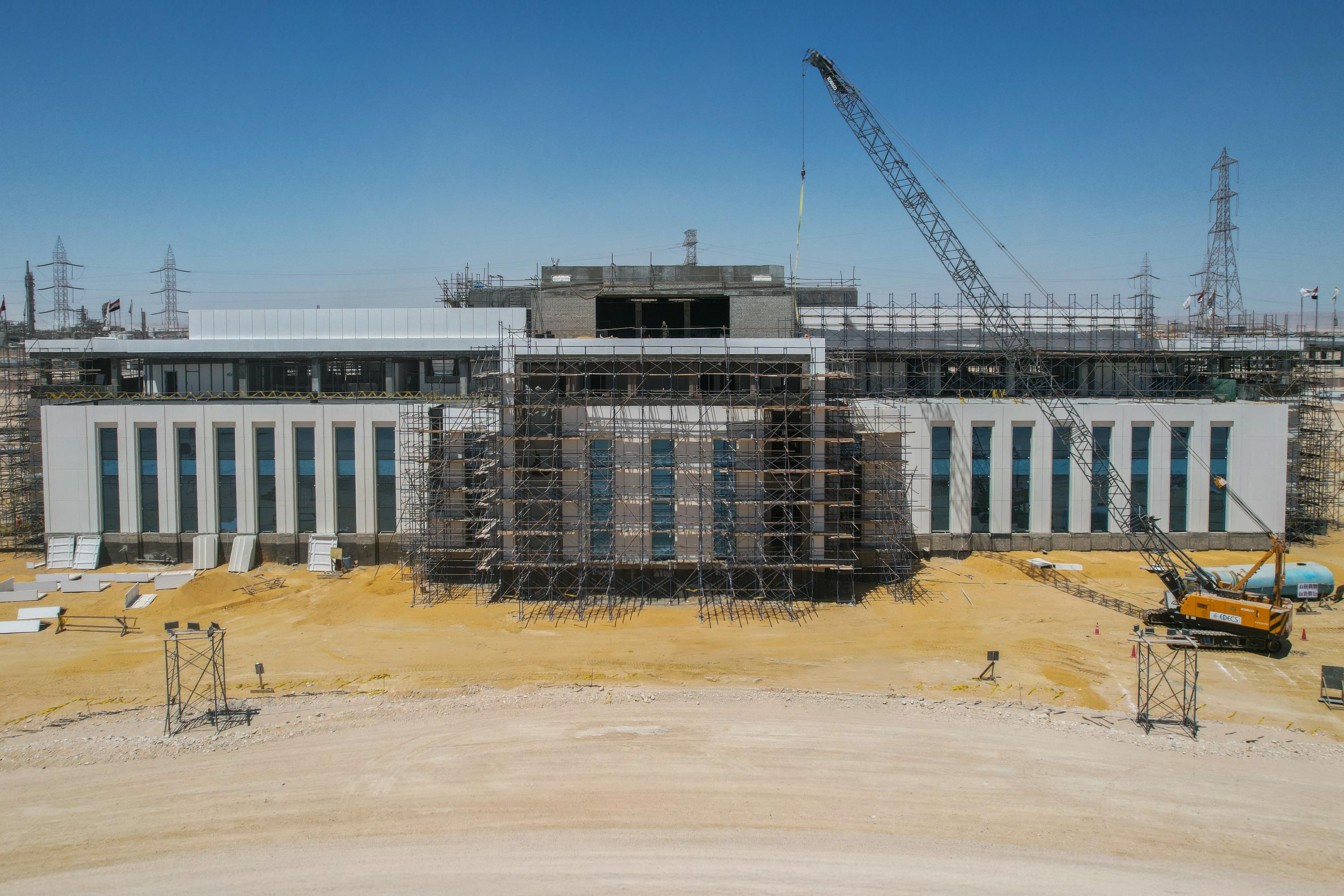 Construction of Administrative and Auxiliary Buildings of Sokhna Port